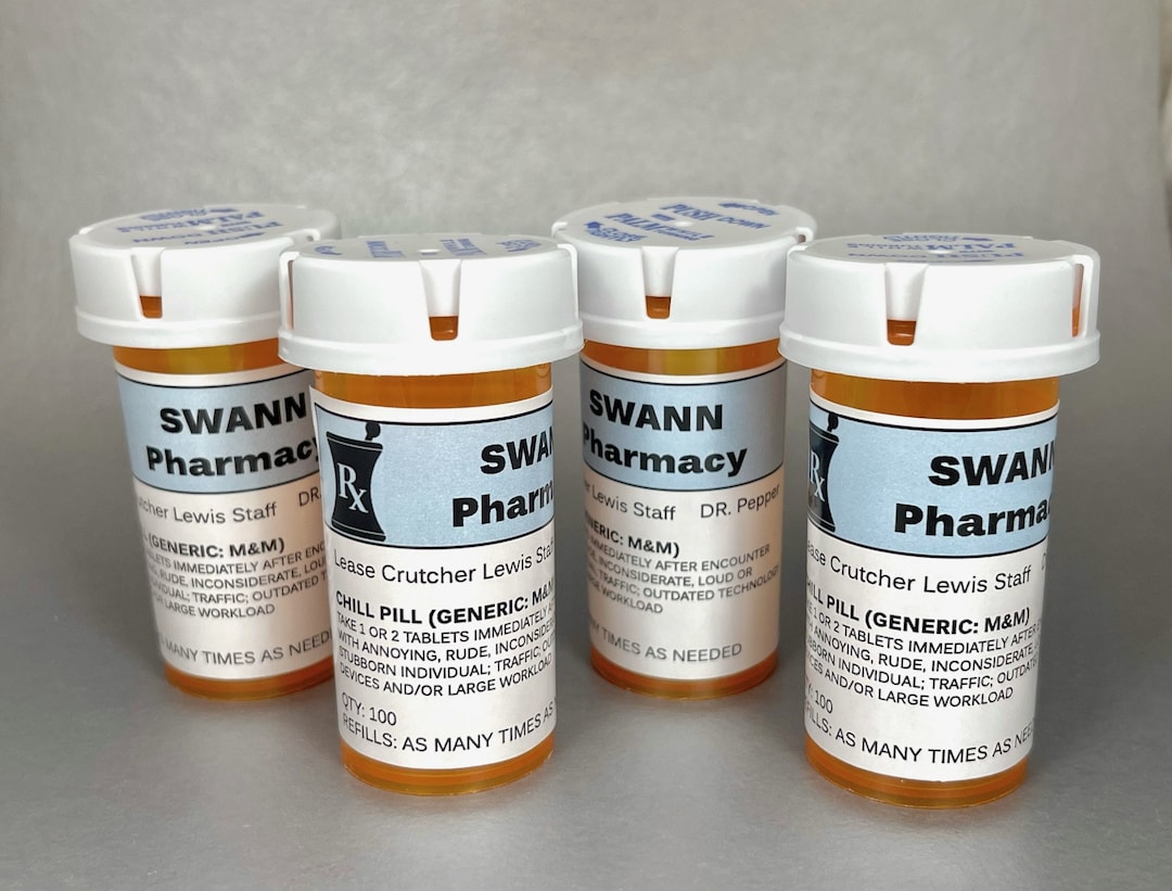 Chill Pill Prescription/ Gag Gift - Etsy