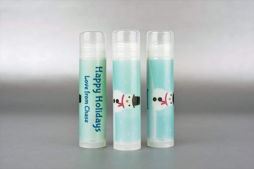 Personalized. Snowman. Lip Balm - Etsy