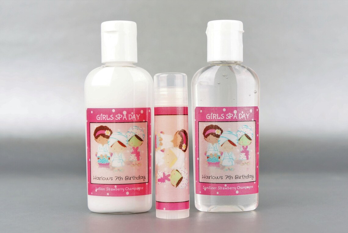 Personalized. Girls Spa Day Set - Etsy