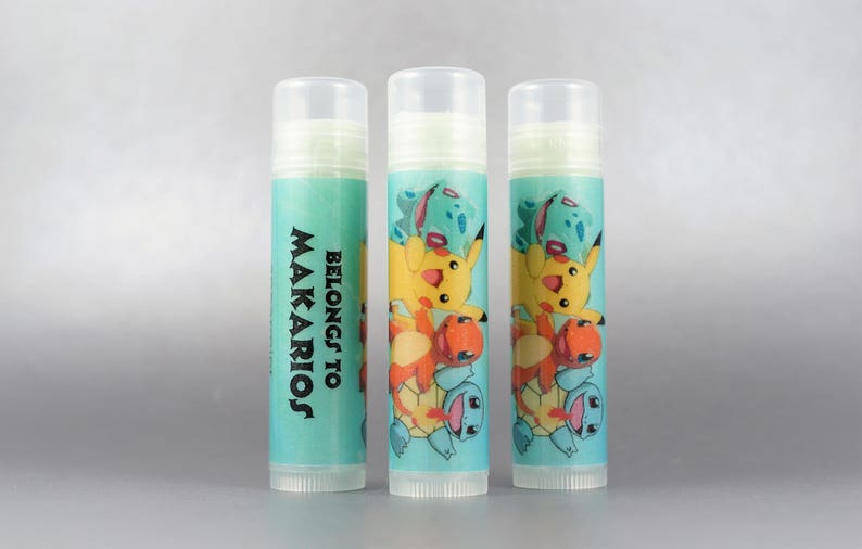 Personalized. Pokemon. Lip Balm - Etsy