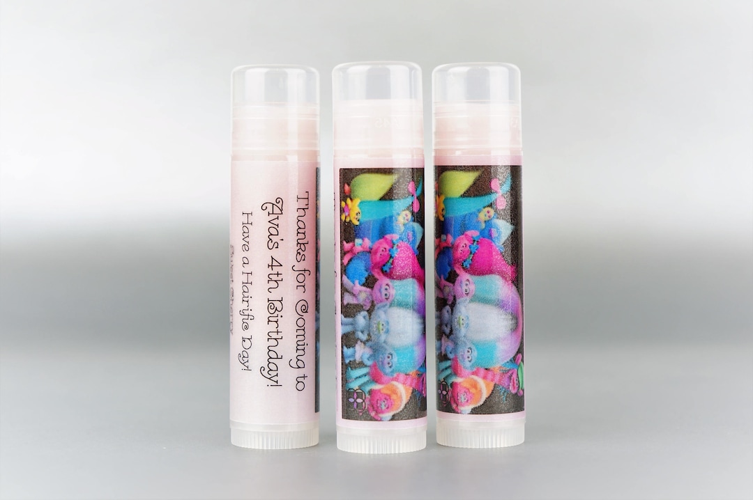 Personalized. Trolls. Lip Balm - Etsy