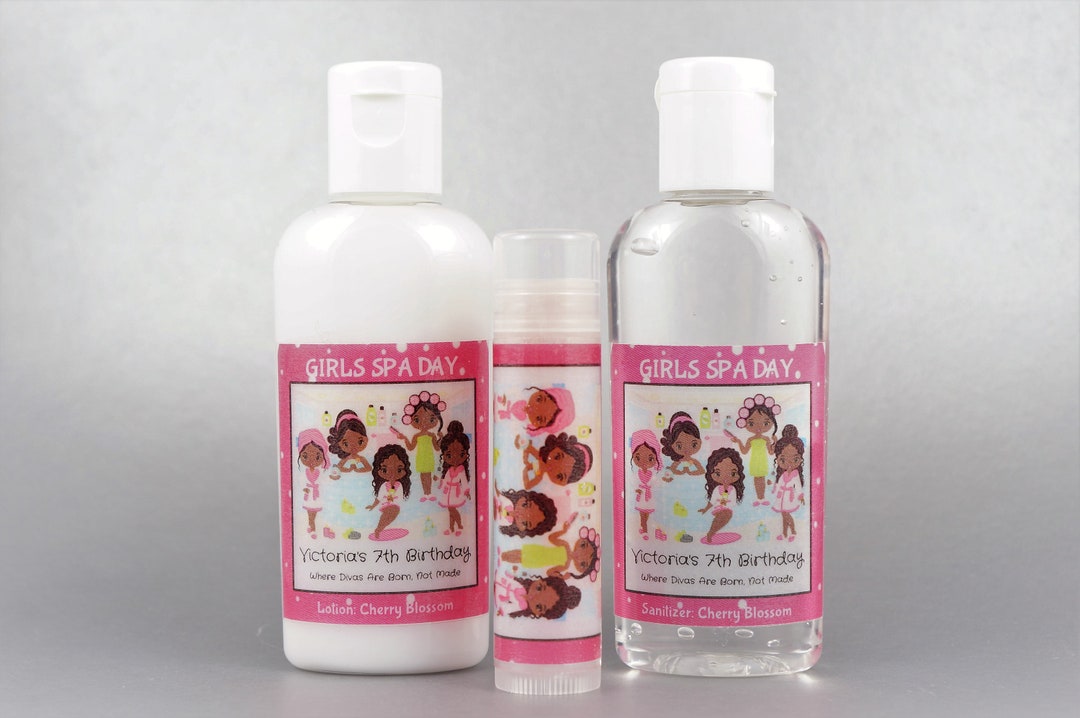 Personalized. Girls Spa Day Set - Etsy