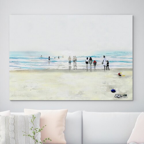 Beach Painting Large Oil Painting on Canvas Original Painting - Etsy