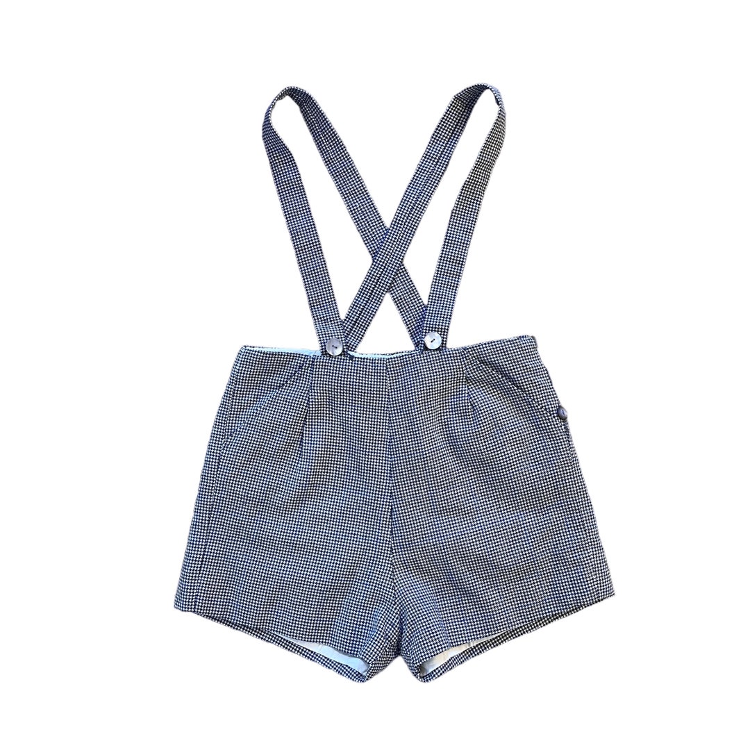 1960s Houndstooth Shorts W/ Straps / 6-8Y - Etsy