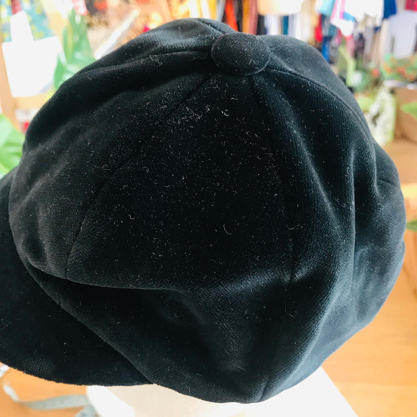 Vintage 1970s Black Velvet Cap French Made From Baby to 8 Years - Etsy