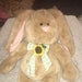 Vintage Kellytoy Bunny Plush Named Floppy Bunny Rabbit 24" Ribbon ...