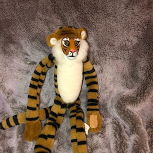 Rubber Face Tiger Plush - Etsy