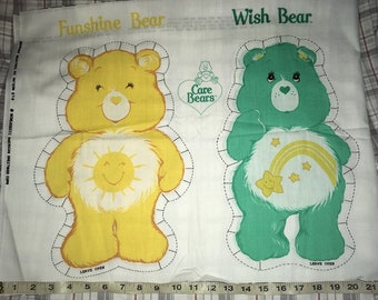 Yellow care bears | Etsy