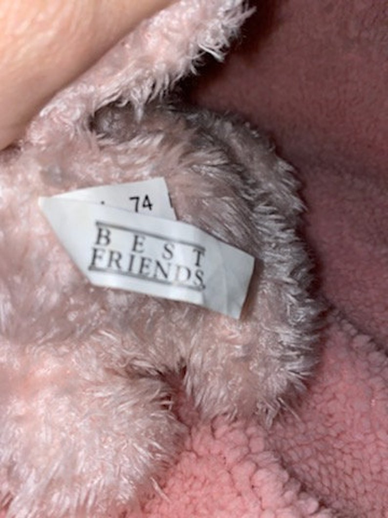 Vintage Best Friends Pig Plush Gund Pink Shaggy Fuzzy - Etsy