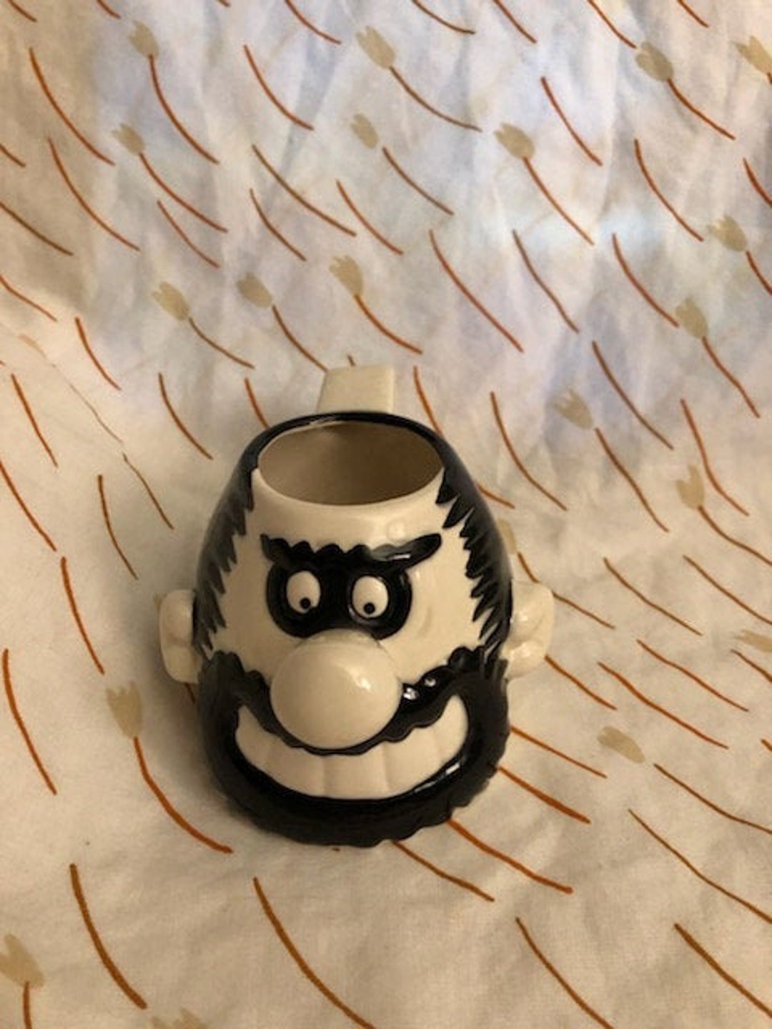 Vintage Popeye King Feature Mug Brutus 1990 Ceramic Black White - Etsy