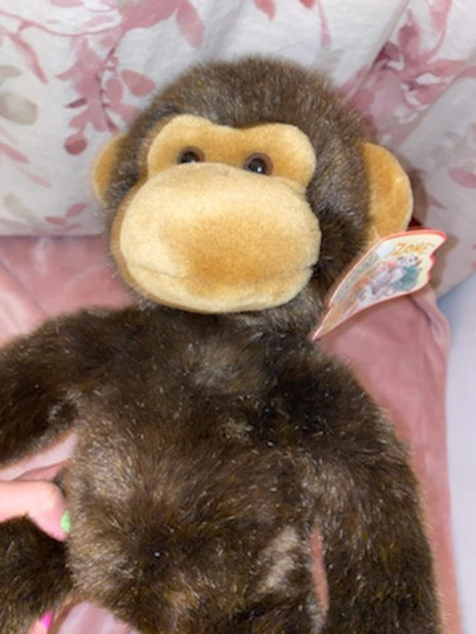 Vintage Cuddle Zone Monkey Plush Target Yellow Label 16 - Etsy