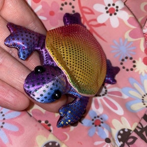 Vintage Rainbow Creatures Turtle Sand Plush Ombre Shell Top of Body ...