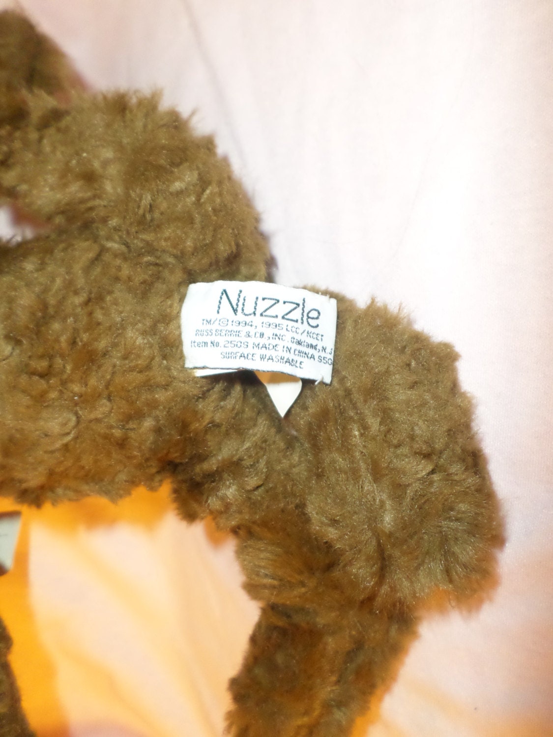 Puzzle Place Dog Nuzzle Plush by RUSS NWTS 11" 1995 - Etsy