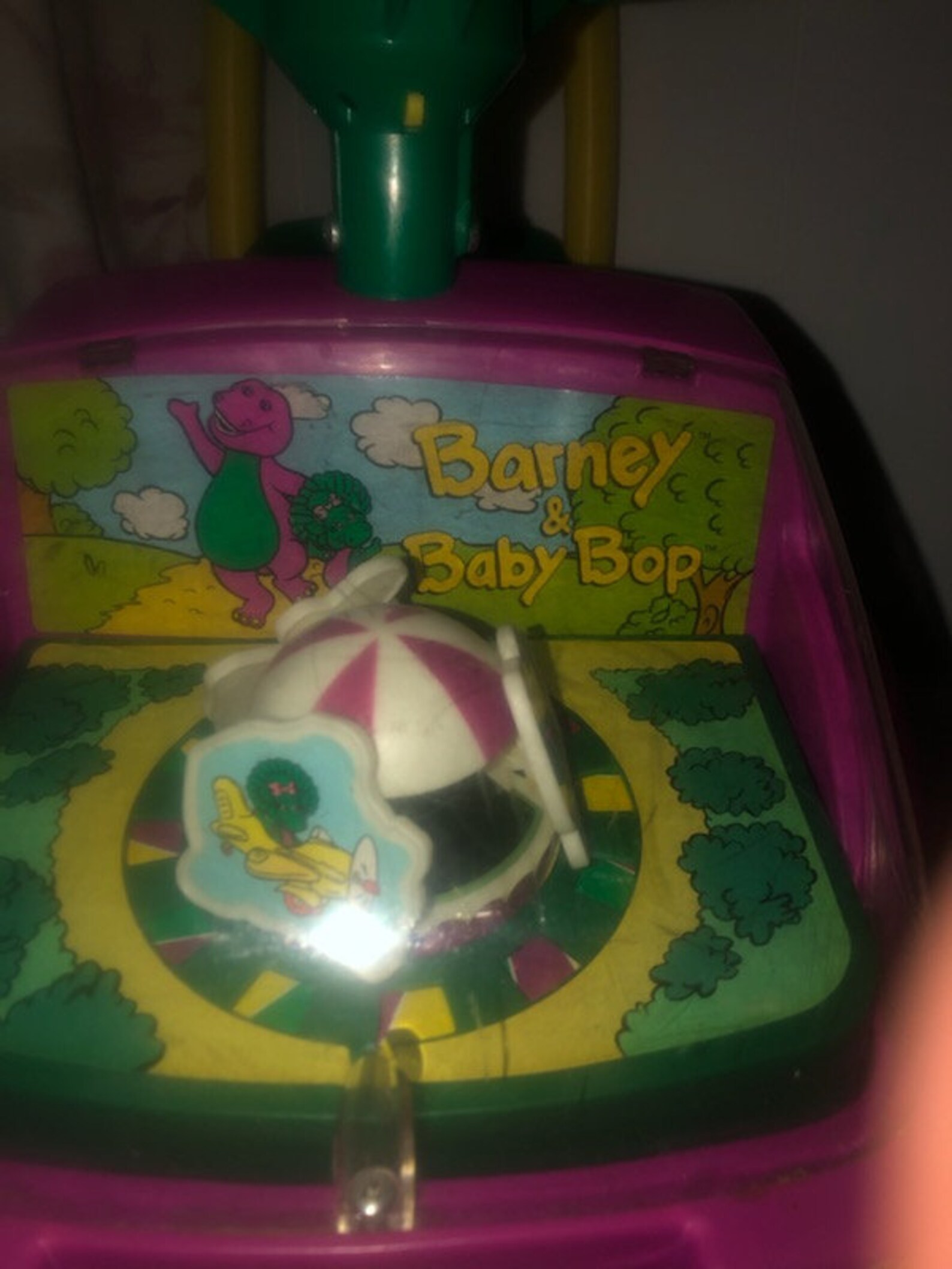 Vintage Playskool Barney the Dinosaur Ride on Toy Baby Bop | Etsy