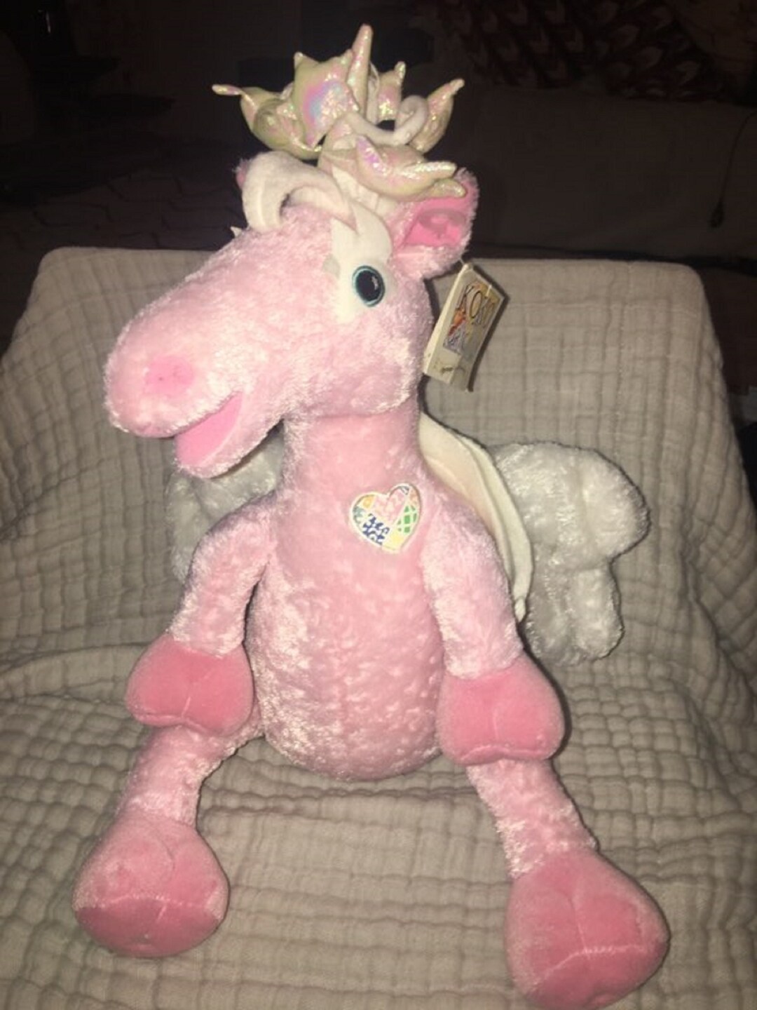 KOKO Originals Unicorn Plush Ulysses Understanding Angel Mythical Pink ...