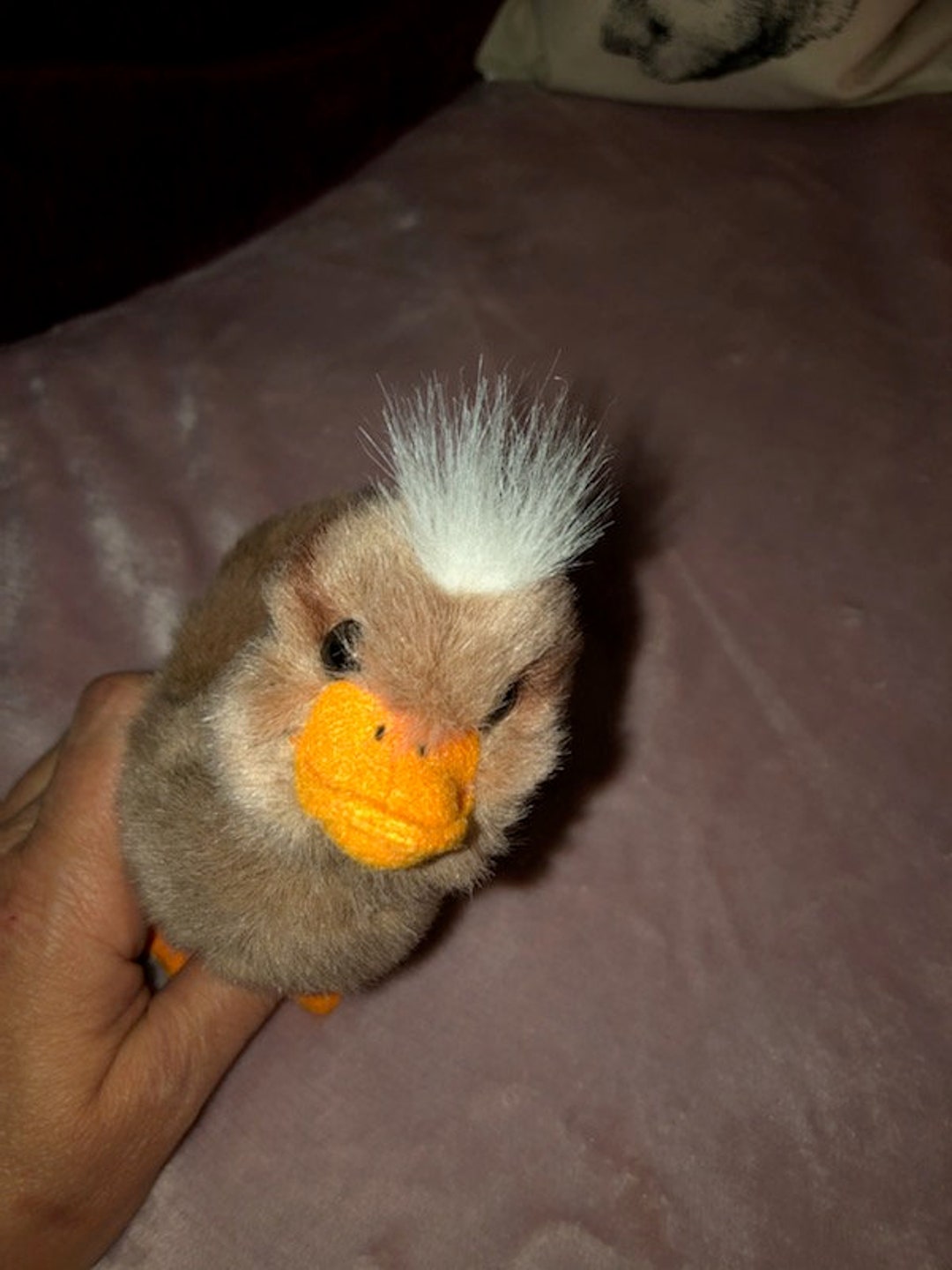 Vintage Gund Duck Plush Goose Baby Gosling 6" Brown Orange Beak Feet ...