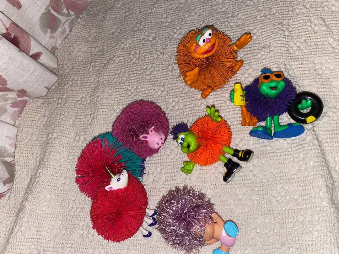Koosh Ball Lot Characters Baby ECU Pink Bunny Star Wars Tigger Taz ...