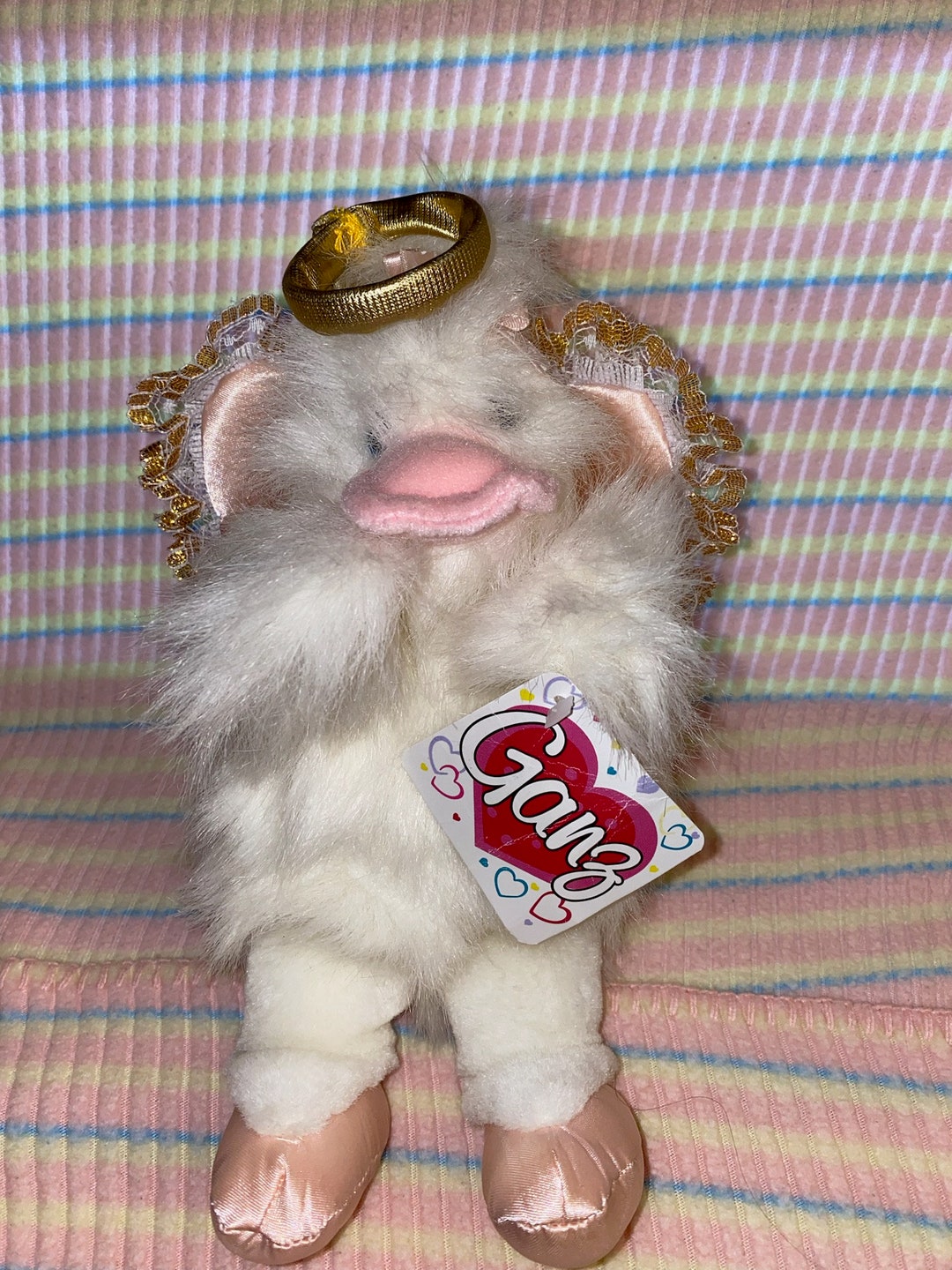 Vintage Ganz Duck Plush Platypus Googles Angel Wings Name is Heavenly ...