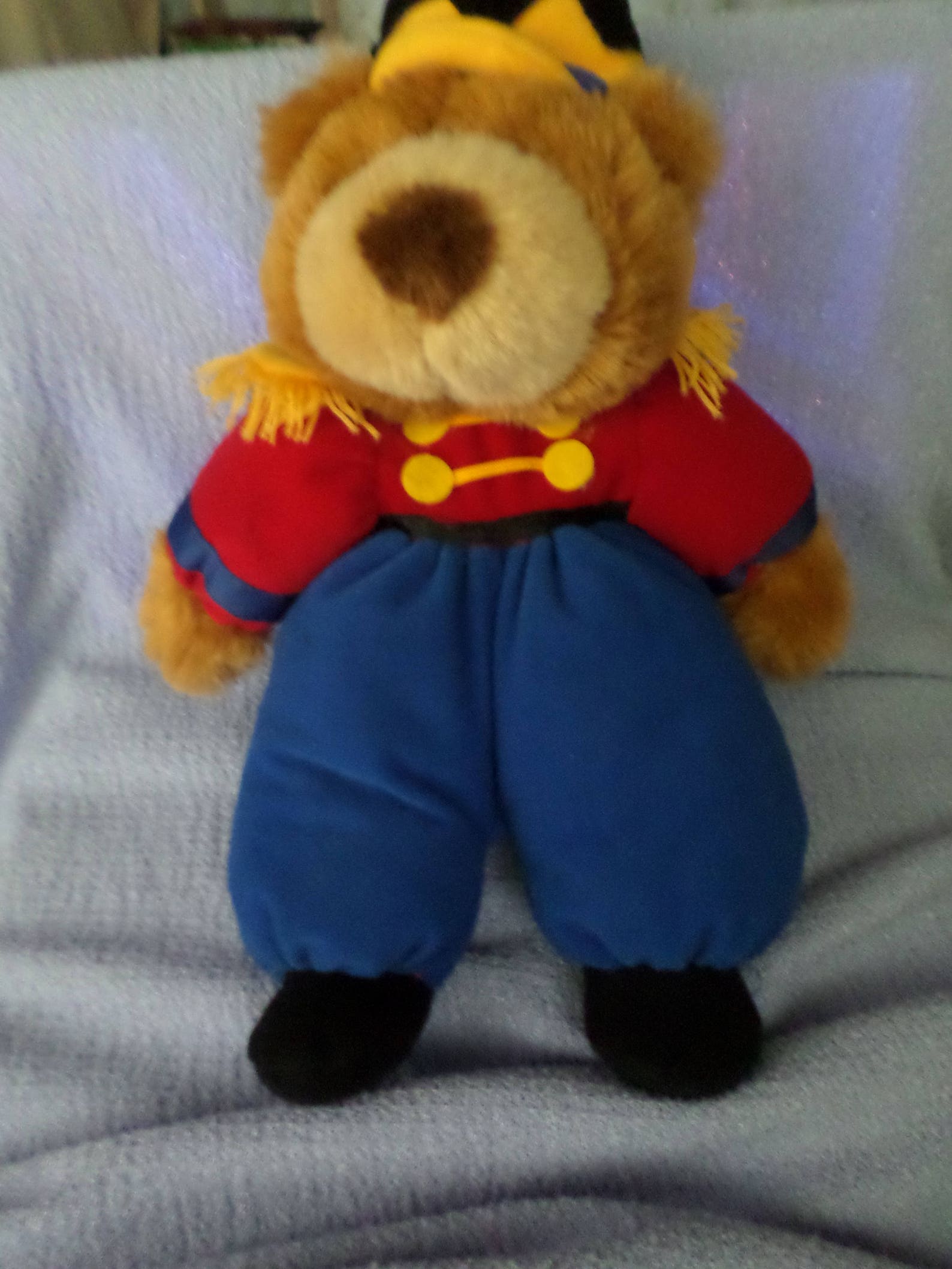 Commonwealth Bear Plush Marching Band Circus Blue Red Yellow Outfit ...