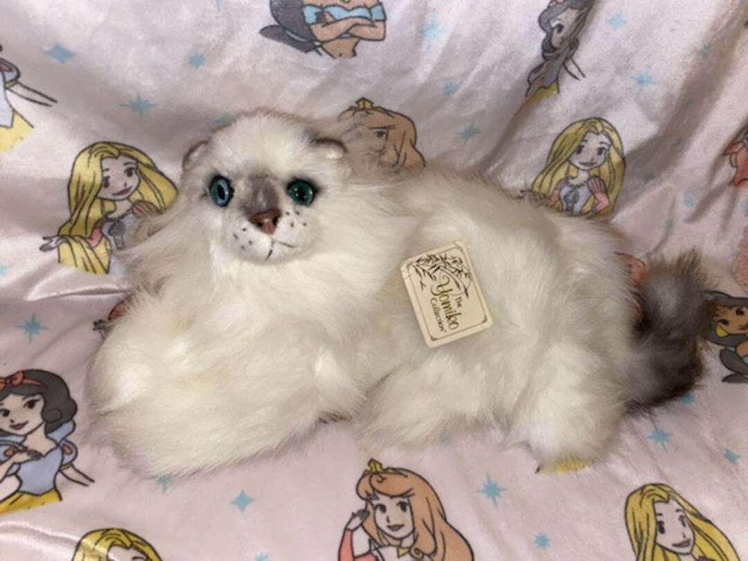 Vintage Russ Cat Plush Ragdoll Himalayan Type Long Hair Med Tail Small ...