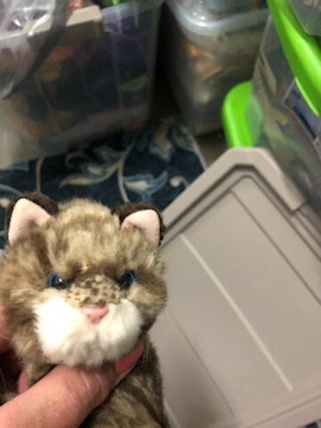 Vintage Russ Cat Plush Whiskers Brown Leopard Freckles Tabby | Etsy