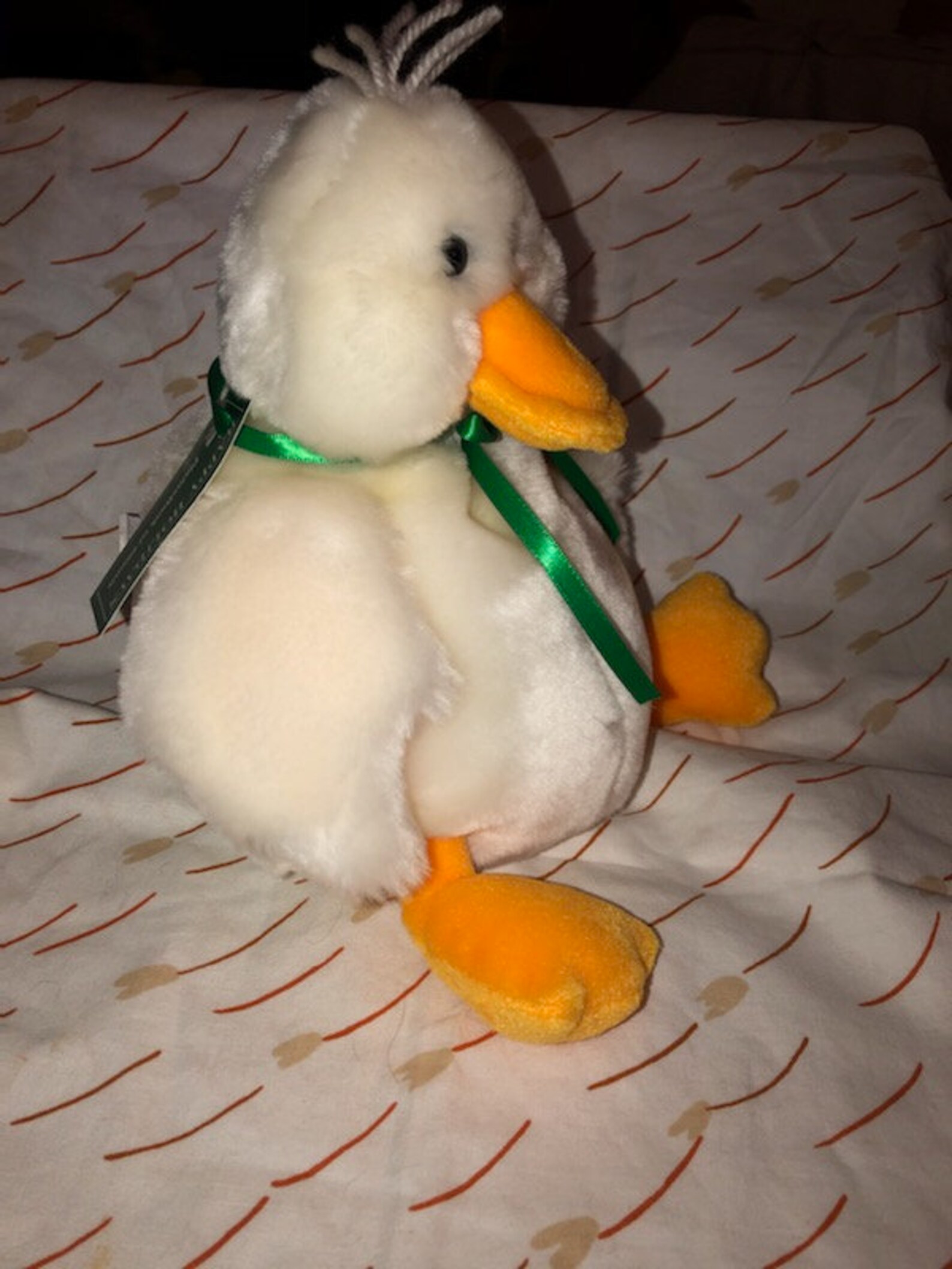 Vintage Gund Duck Plush Omelette White Soft Yellow Beak Feet - Etsy