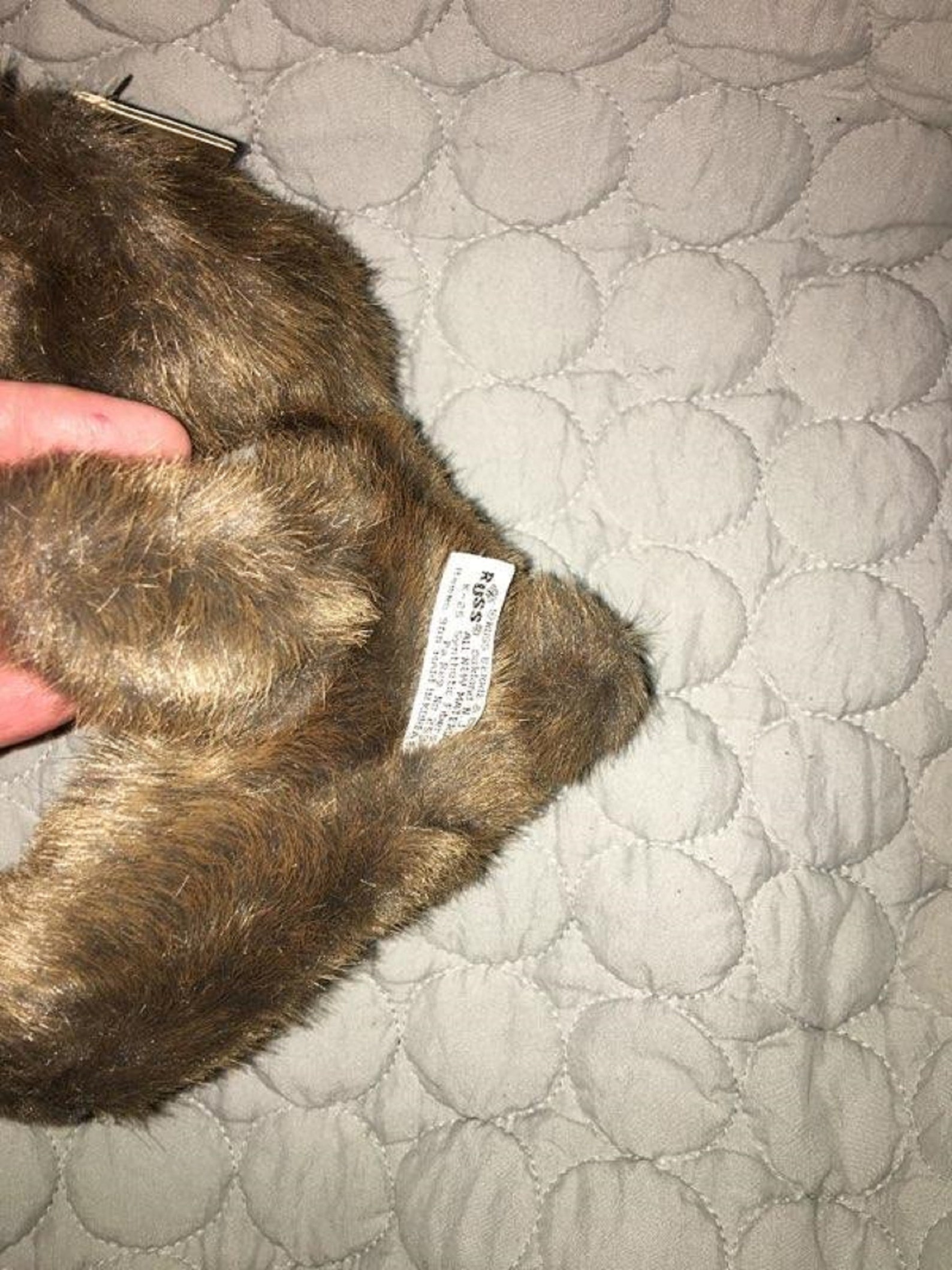 Vintage Russ Bear Plush Bennington Caress Pets Brown White Fur 8" NWTS ...