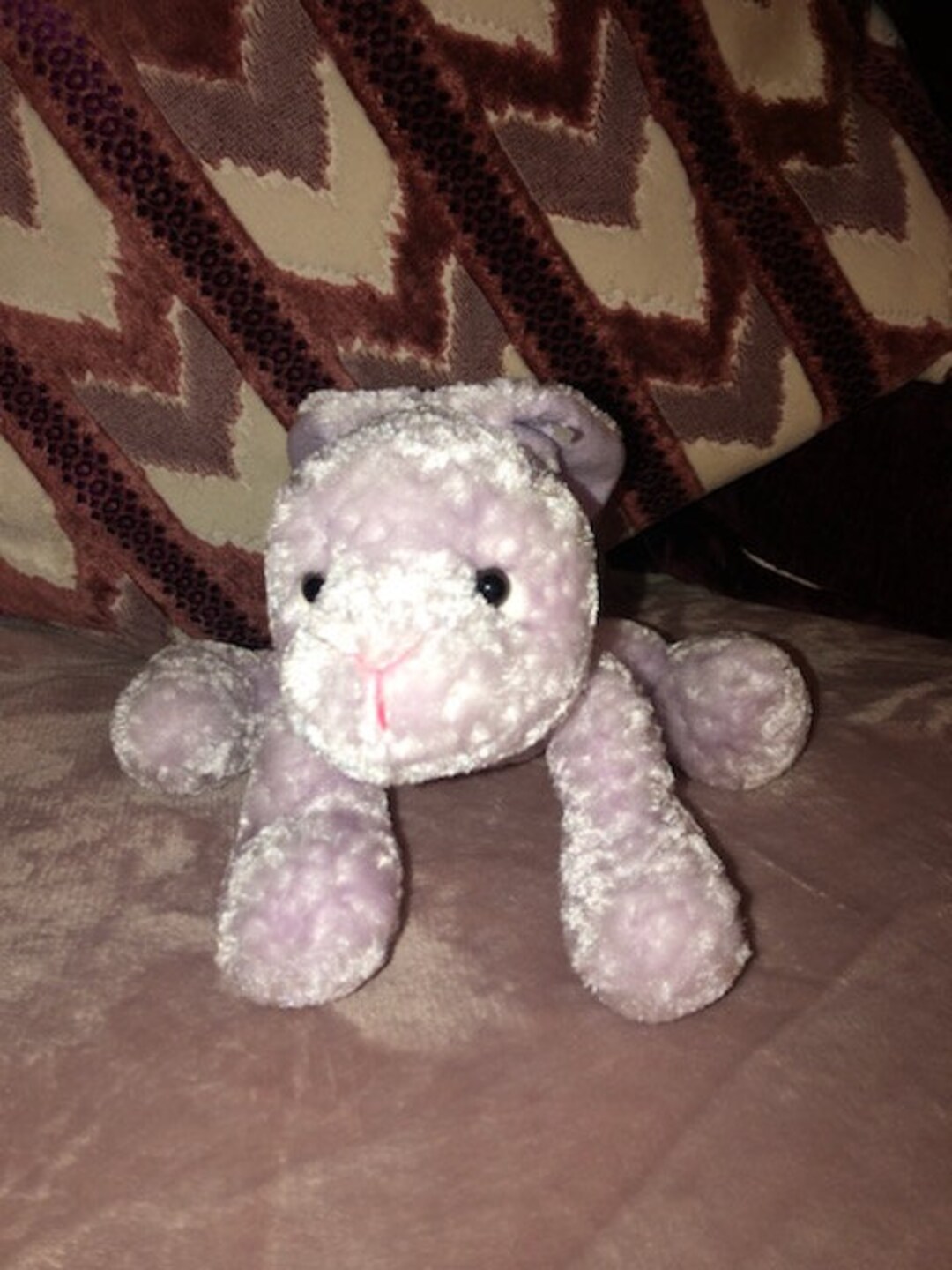 Vintage Target Bunny Plush Floppy Light Purple Pastel 78792 Shiny - Etsy