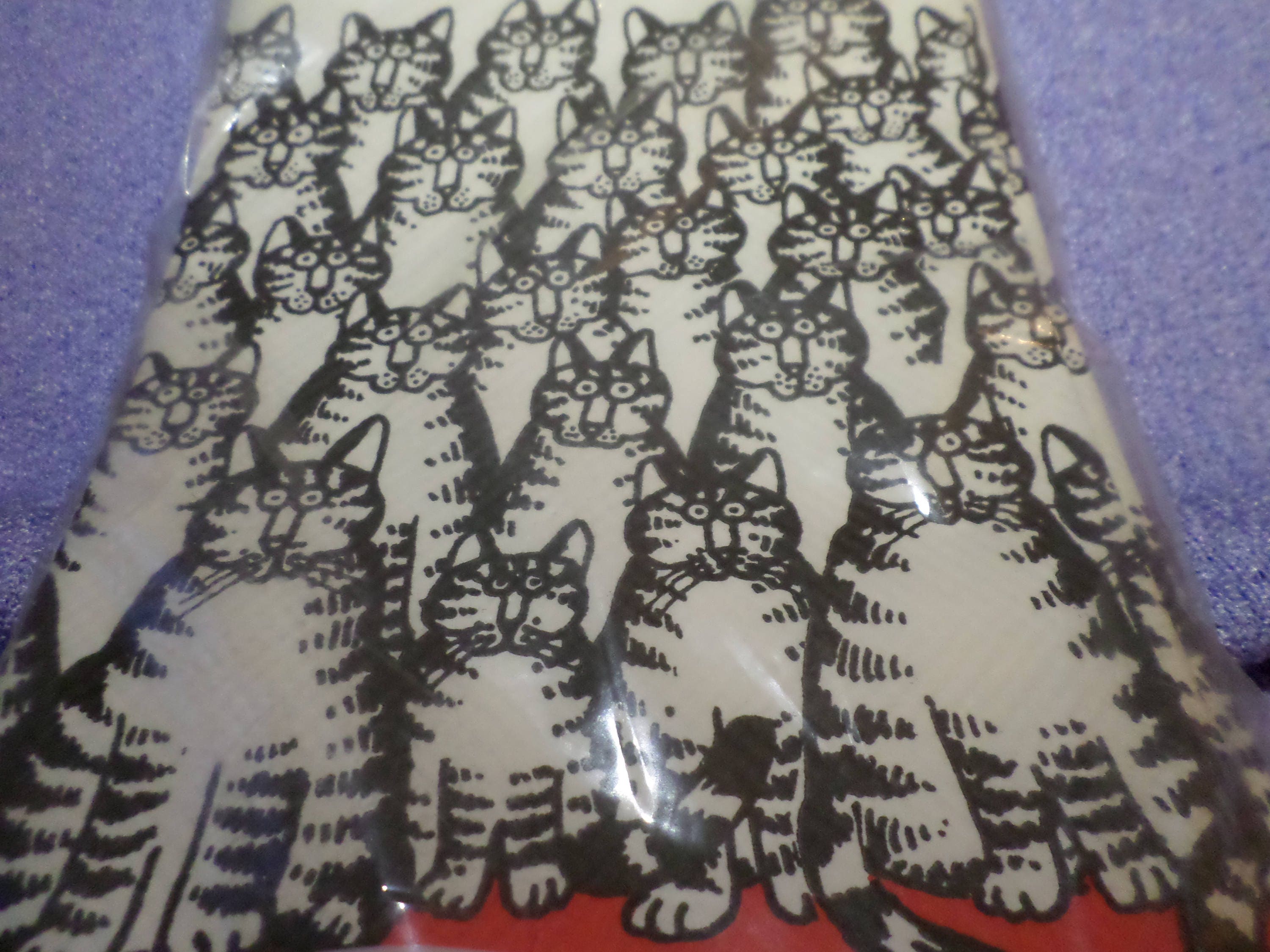 Vintage B. Kliban Party Tablecloth Paper Cat Kitty Wacka-wacka Any Day ...