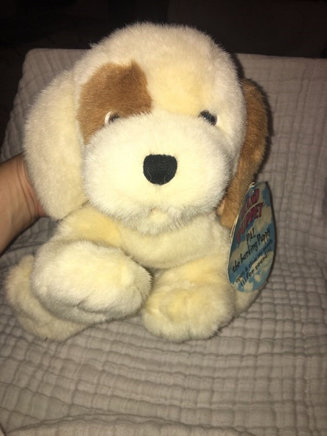Vintage Animal Alley Dog Plush Puppet Pal the Barking Puppy NWTS 11" - Etsy