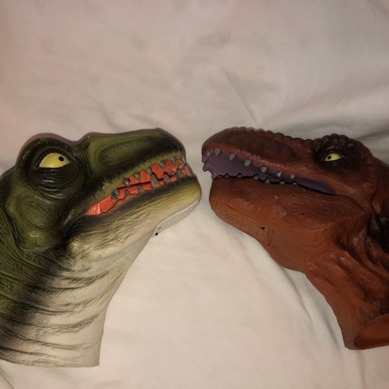 Dinosaur Rubber Puppet - Etsy