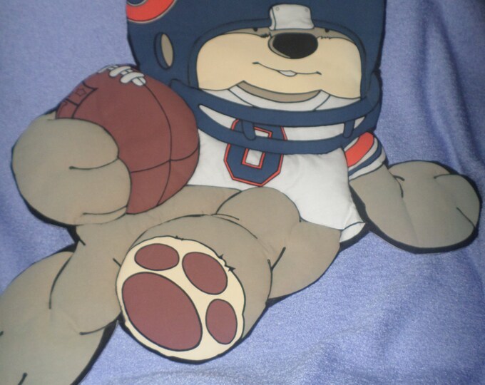 Vintage NFL Huddles Doll Wall Hanging Chicago Bears Quilted - Etsy
