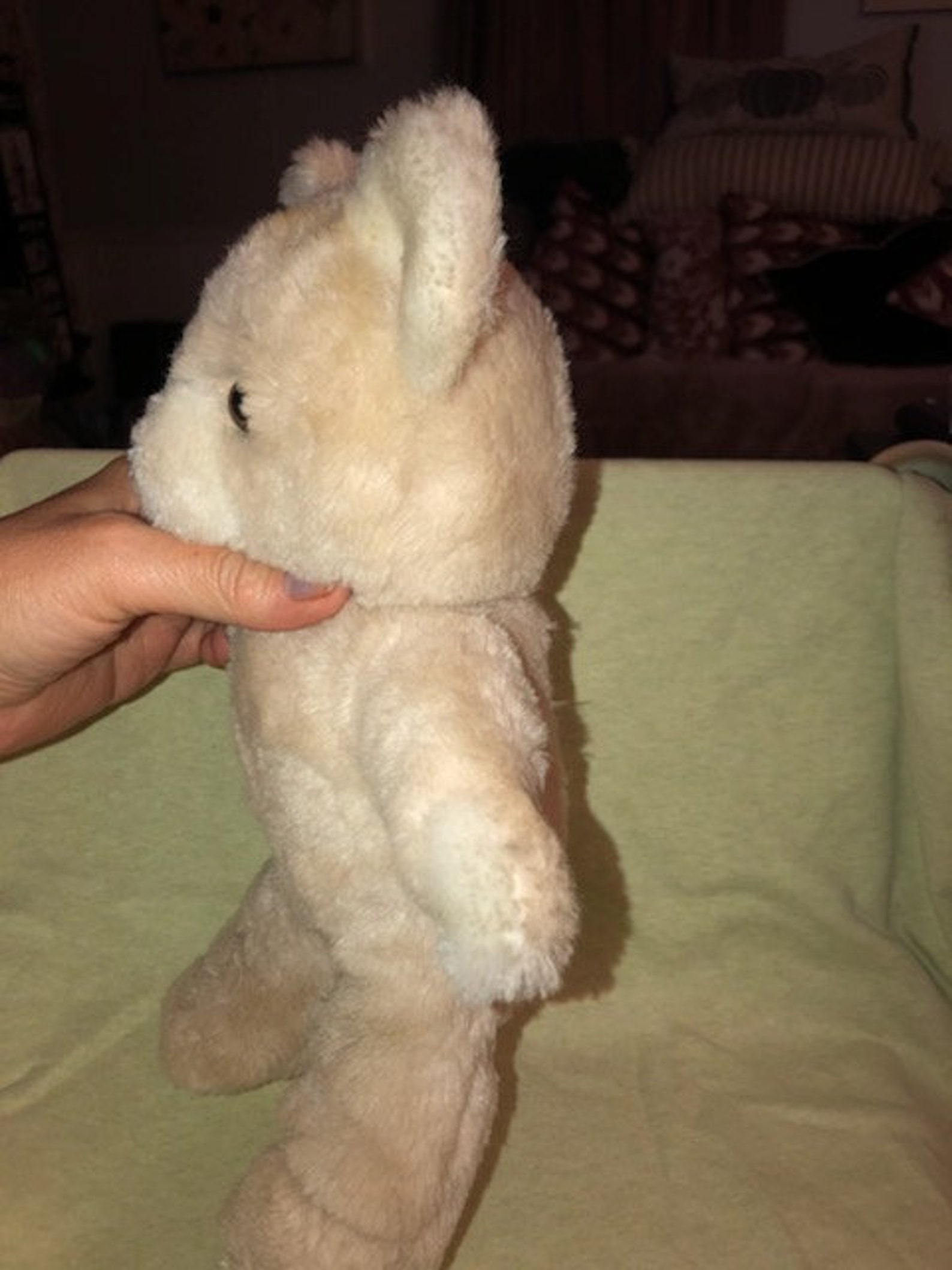 Vintage Dakin Bear Plush 1978 Cream Beige Light Brown White | Etsy