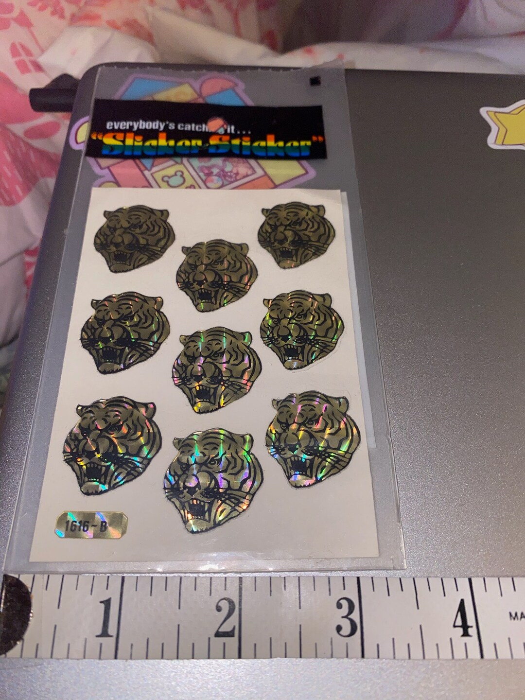 Vintage Prism Stickers Angry Tiger Head Face NIP Slicker Sticker - Etsy