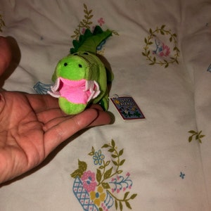 Vintage Floppy Friends Crocodile Plush Cliff Bean Bag Floppy - Etsy