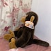 Vintage Cuddle Zone Monkey Plush Target Yellow Label 16 - Etsy