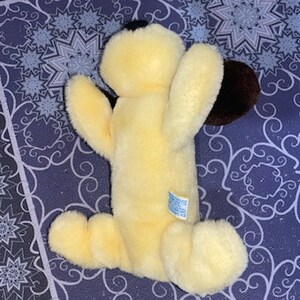 Vintage Dakin Drooper Dog Plush Creamy Paste Yellow Polyester Stuffing ...
