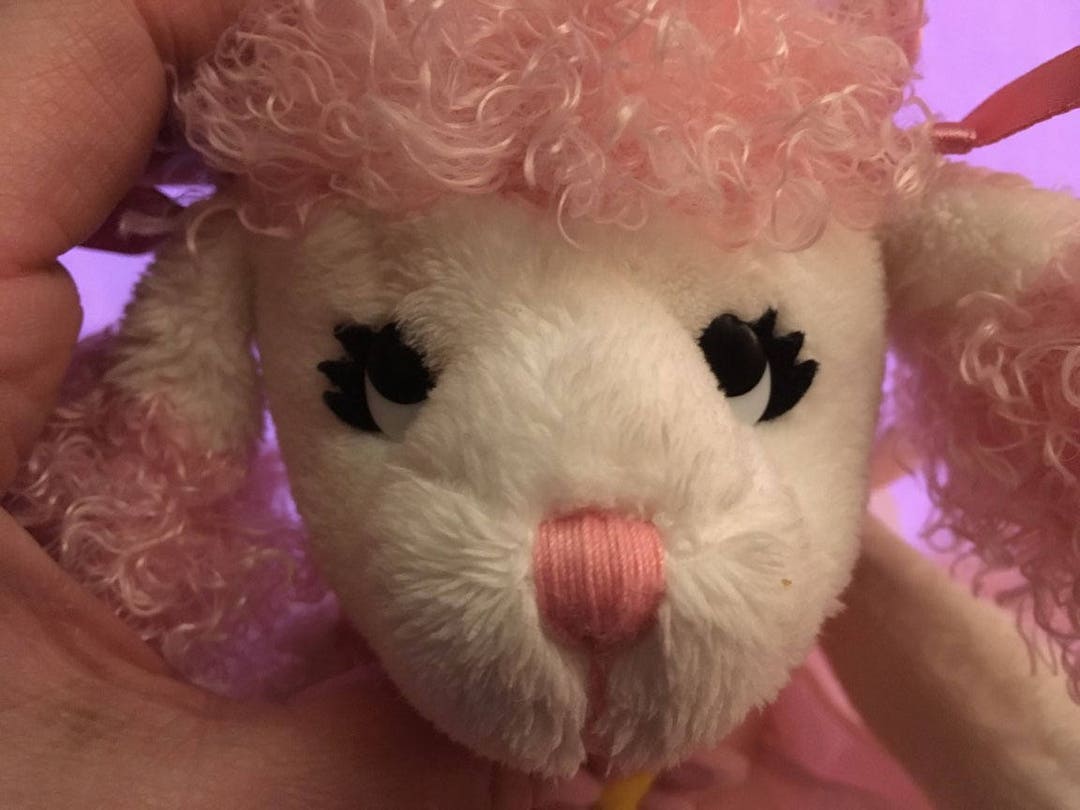 Russ Ballerina Poodle Dog Plush Alexi Ballet Pink Curly Hair Tutu ...