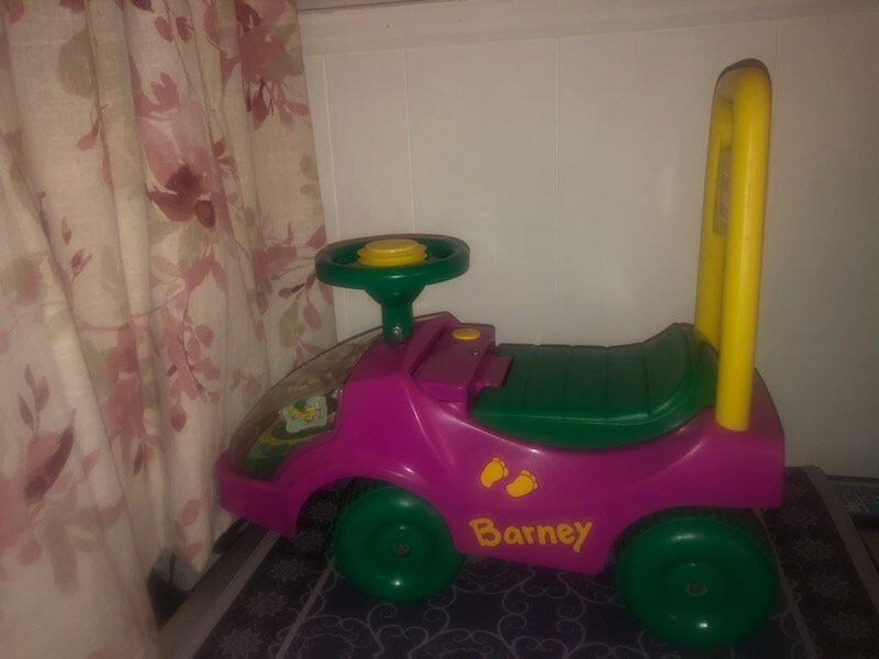 Vintage Playskool Barney the Dinosaur Ride on Toy Baby Bop | Etsy