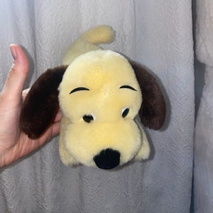Vintage Dakin Drooper Dog Plush Creamy Paste Yellow Polyester Stuffing ...