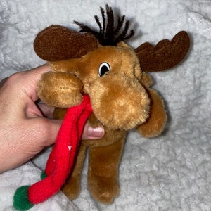 Vintage Commonwealth Mooseltoe Moose Plush Rare Small Be My Friend ...