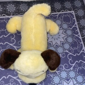 Vintage Dakin Drooper Dog Plush Creamy Paste Yellow Polyester Stuffing ...