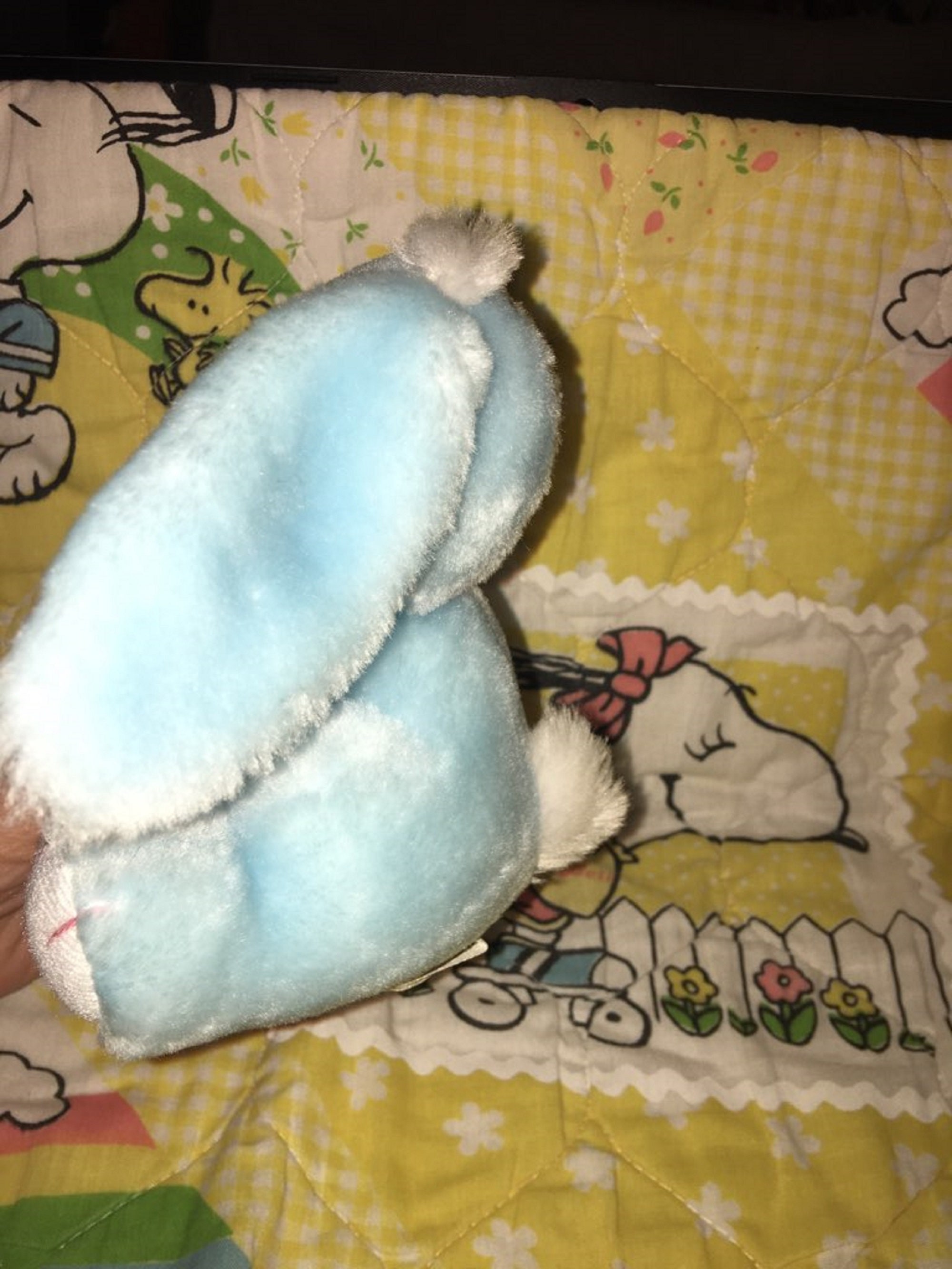 Vintage Russ Bunny Plush Chubby Small Blue Bunny Buck Teeth | Etsy