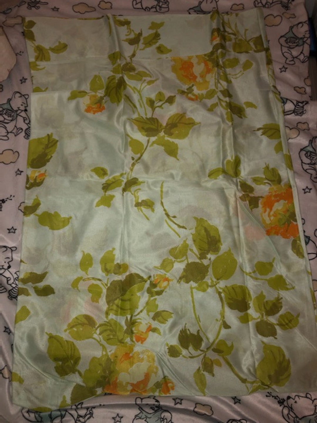 Vintage Springmaid Pillowcase Pillowcases Nylon Sensalure Pastel ...