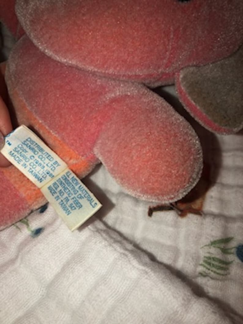 Vintage Sanrio Hello Color Elephant Plush Bath Foam Toy 1989 - Etsy