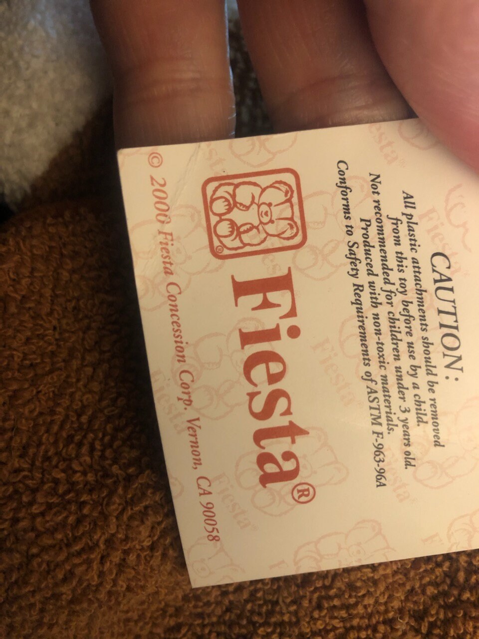 Vintage Fiesta Dog Plush Terry Cloth Beagle NWWT 2000 Brown | Etsy