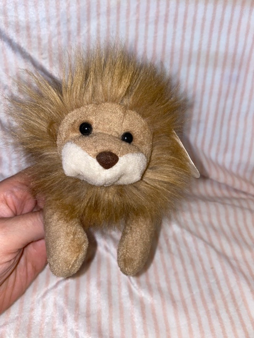 Vintage Gund Kingdom Critters Lion Lowly Lucas Gentle Heart Matthew 11: ...