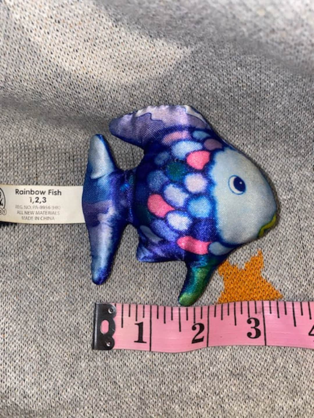 Vintage Rainbow Fish Plush 123 Leap Frog Mini 3 ECU - Etsy
