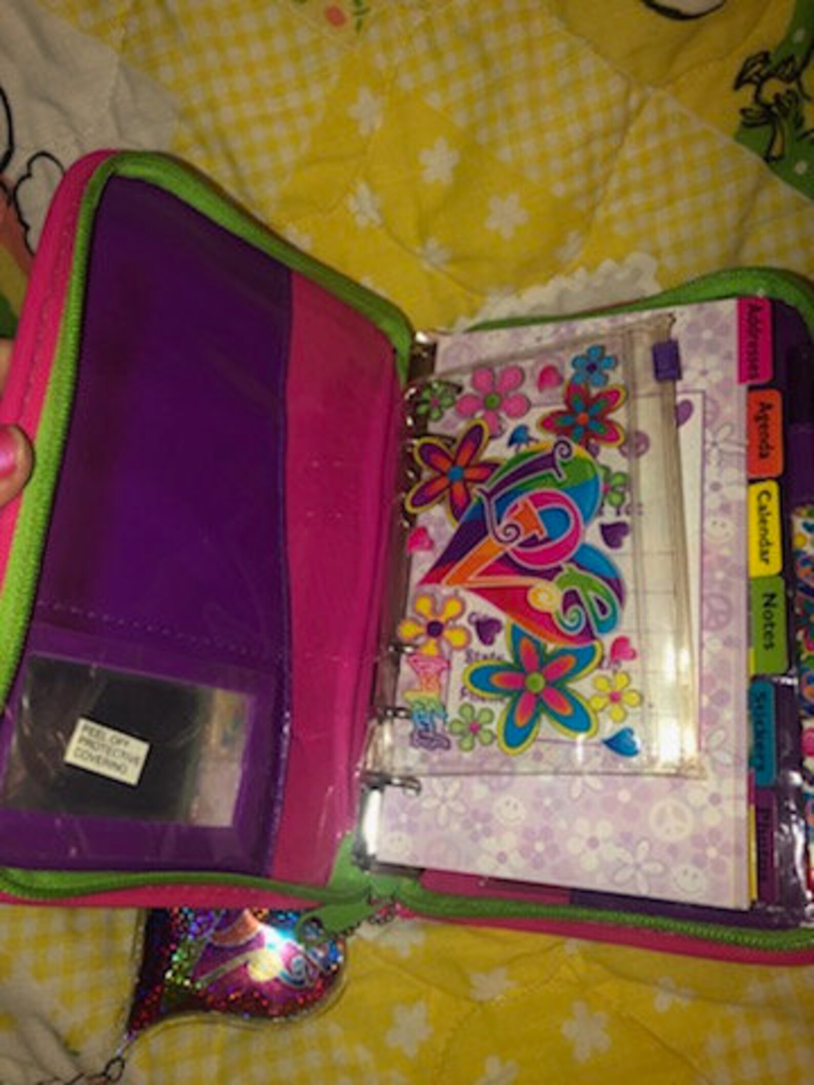 Vintage Lisa Frank Planner Love Flowers Fashion Psychedelic - Etsy