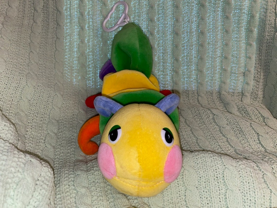 Vintage Baby Gund Caterpillar Plush Musical Pull Toy Velour Round Big ...